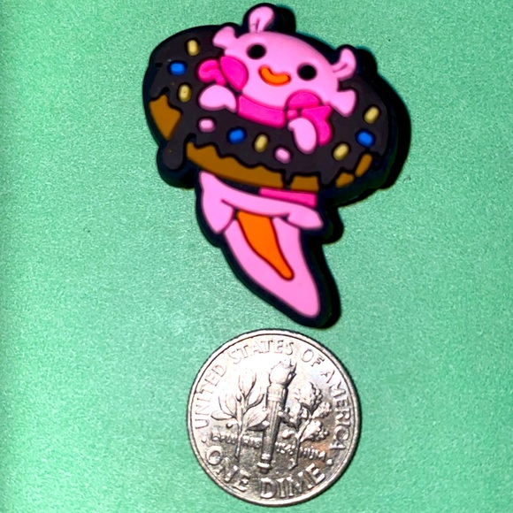 Accessories | 1 For 15 Pink Axolotl In A Floaty Donut Mexican ...